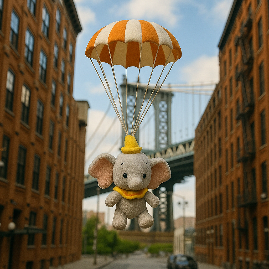 DUMBO Drop 2025: La lluvia de elefantes que iluminará Brooklyn ...